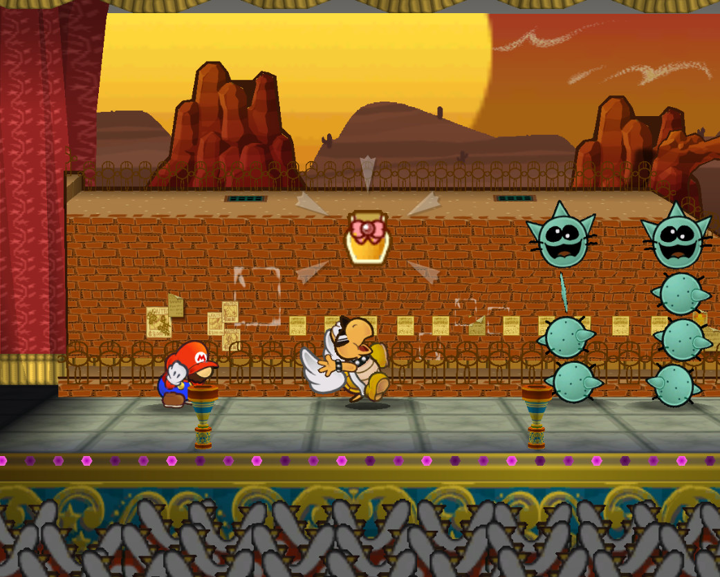 Paratroopa over Flurrie [Paper Mario: The Thousand Year Door] [Mods]