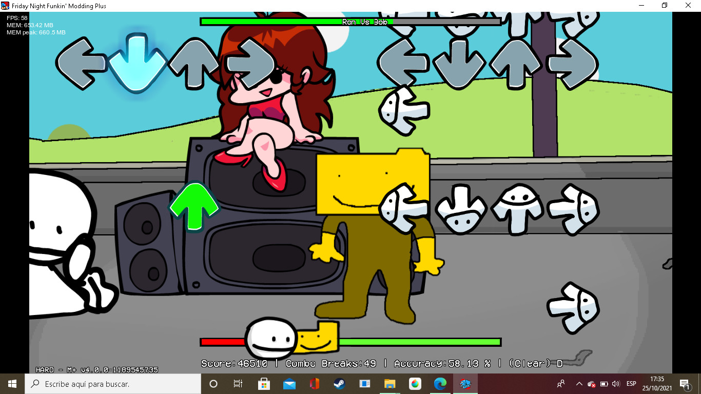 FNF:RON VS BOB (Song By Airanex) [Friday Night Funkin'] [Mods]