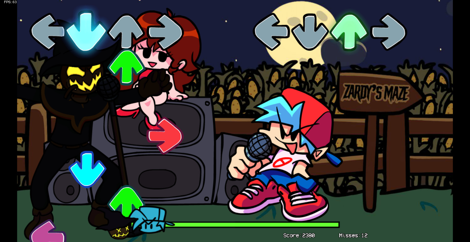 FNF Multiplayer Zardy Improved +Custom Animated BG Mod for Friday Night ...