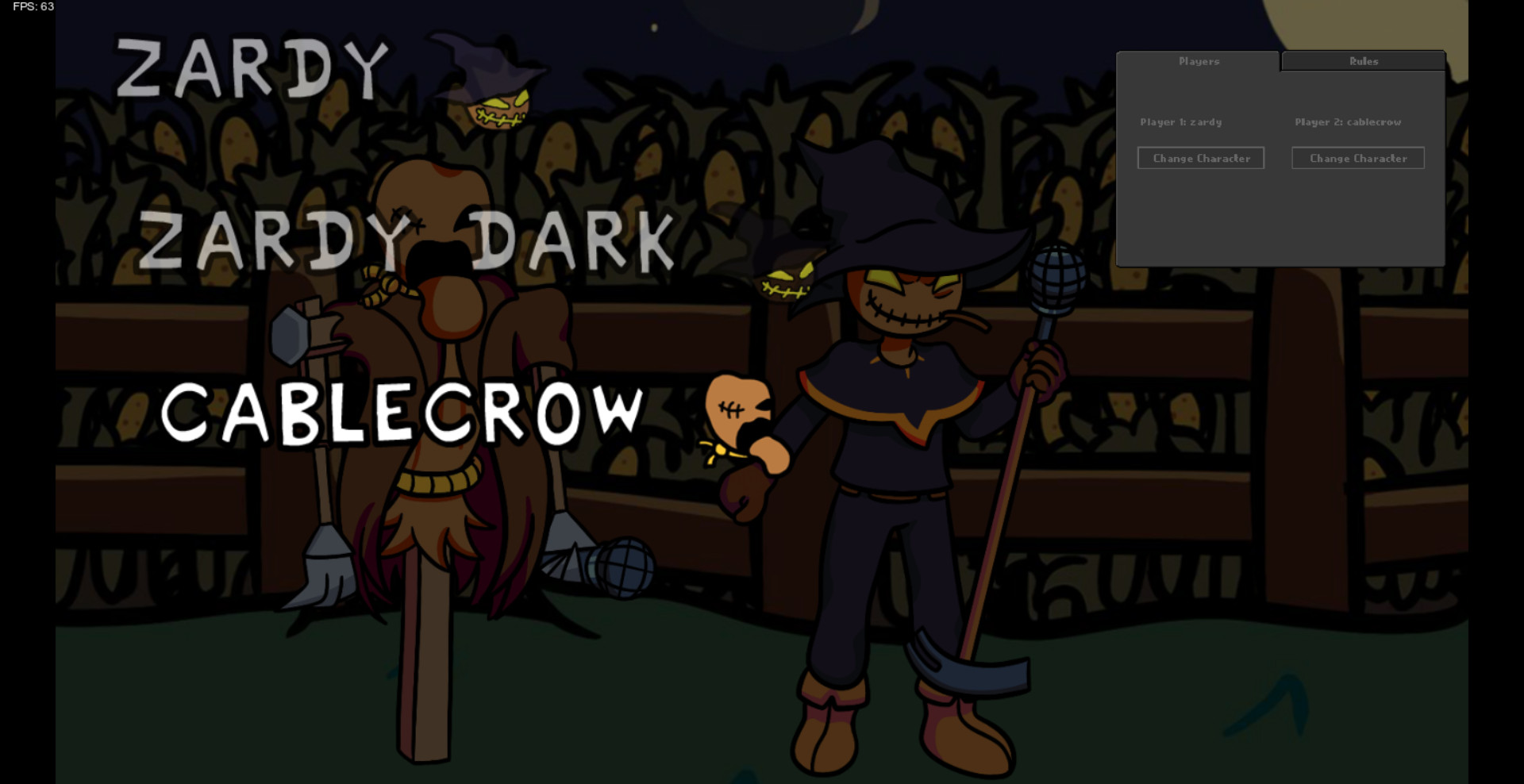 FNF Multiplayer Zardy Improved +Custom Animated BG Mod for Friday Night ...