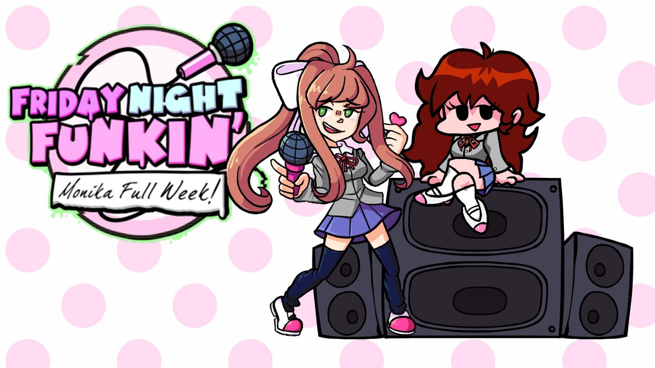 Monika HD Mod for Friday Night Funkin' | FNF Mods