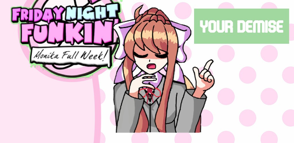 Monika HD Mod for Friday Night Funkin' | FNF Mods