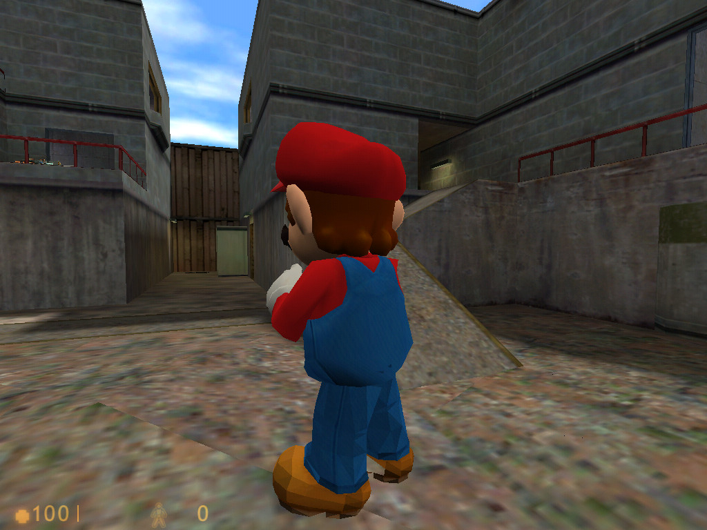 Mario Kart 8 Mario Playermodel Mod for Half-Life | HL Mods