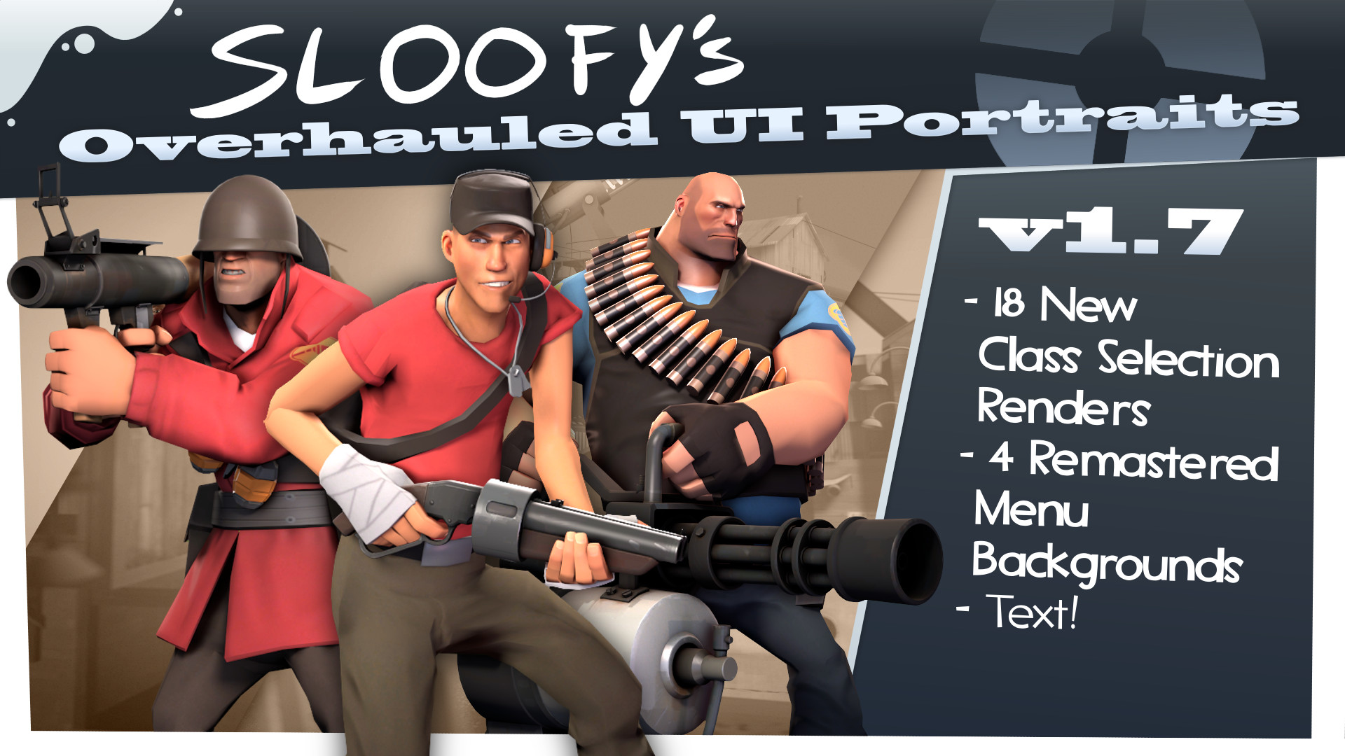 Sloofy's Overhauled UI Portraits (SOUP) Mod for Team Fortress 2 | TF2 Mods