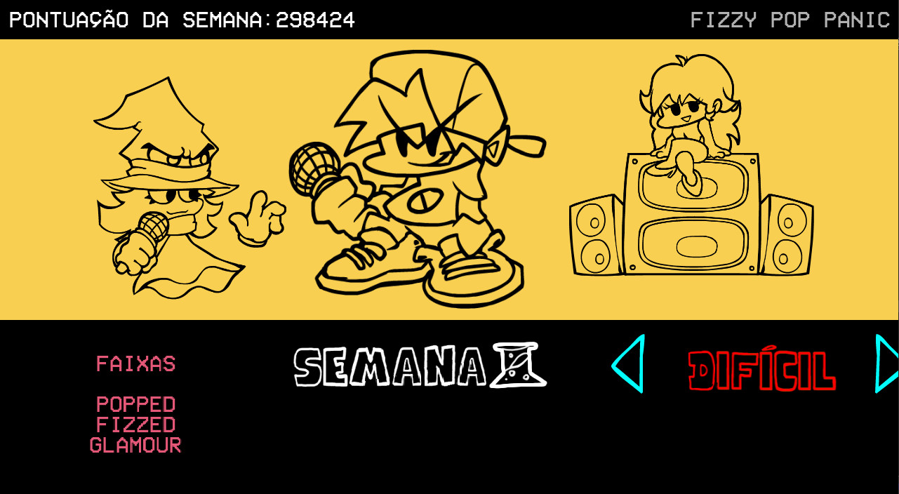 FNF | Fizzy Pop Panic | Traduzido em PT-BR [Friday Night Funkin'] [Mods]