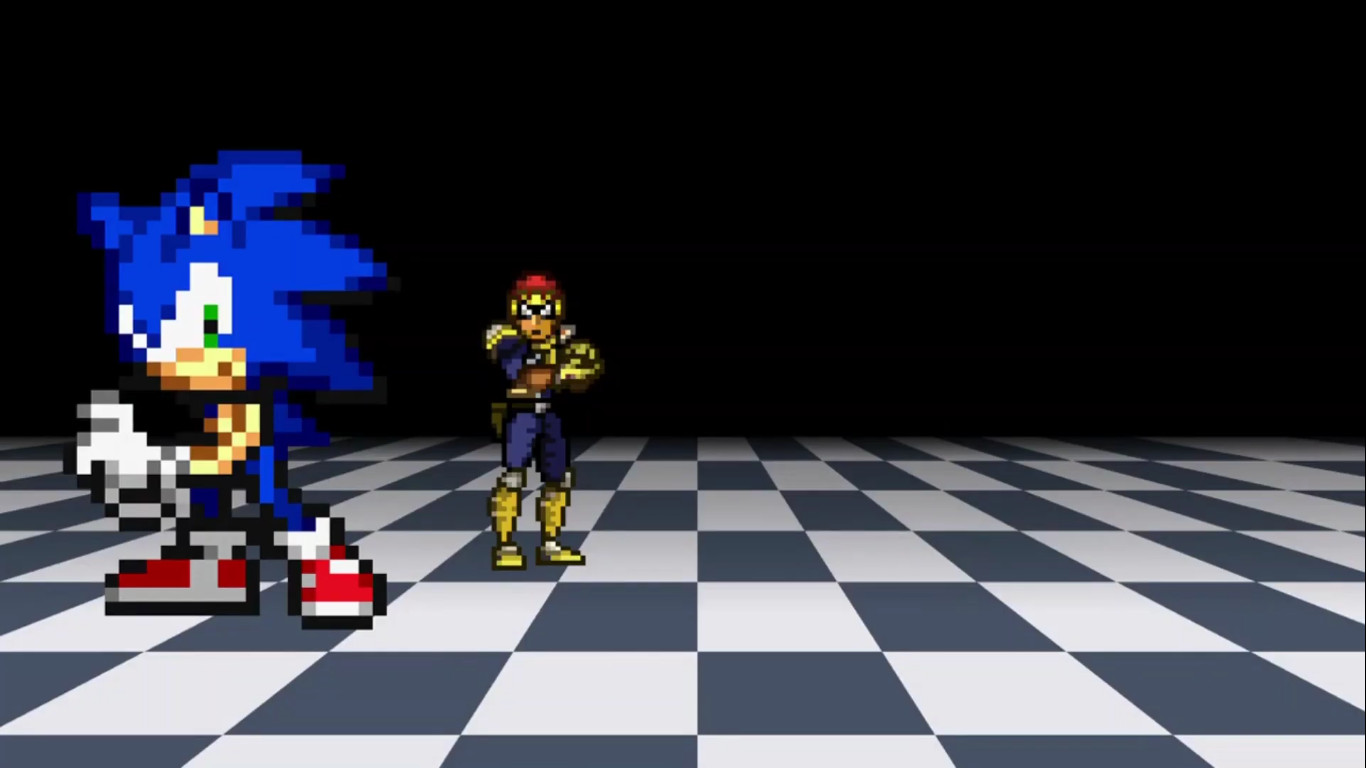 Light Speed Attack Sonic V1 Mod for Super Smash Flash 2 | SSF2 Mods