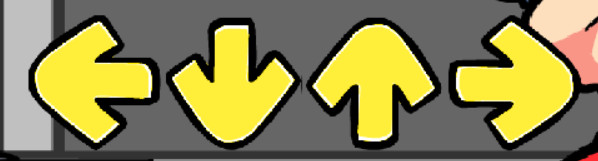 Yellow Arrows Mod for Friday Night Funkin' | FNF Mods