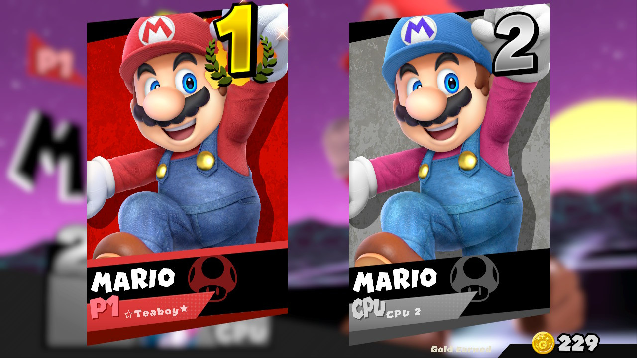 Team Destination Mario render UI (With Alts!) Mod for Super Smash Bros ...
