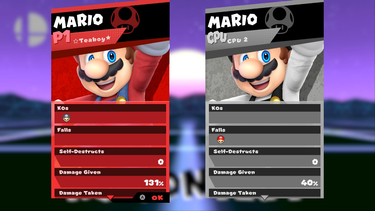 Team Destination Mario render UI (With Alts!) Mod for Super Smash Bros ...