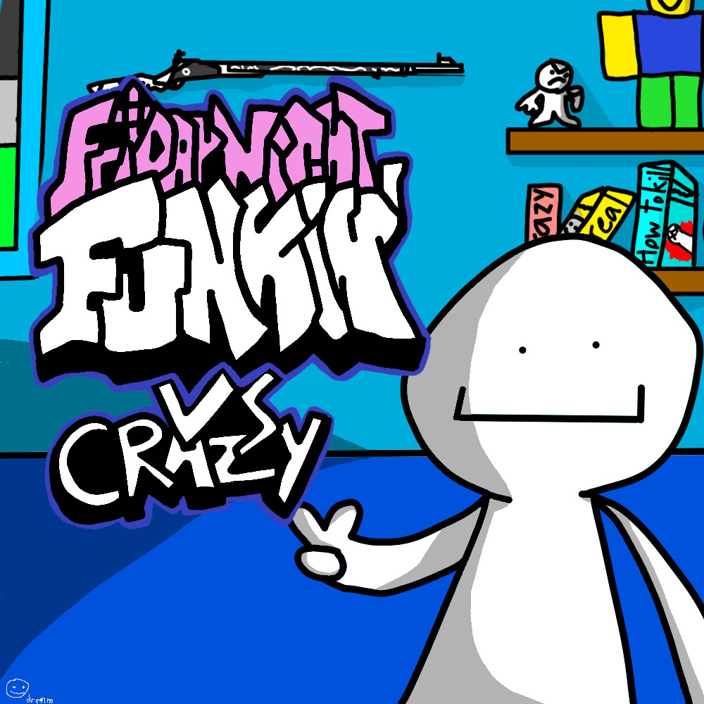 Vs.Crazy Man FNF [FULL WEEK] [Friday Night Funkin'] [Mods]