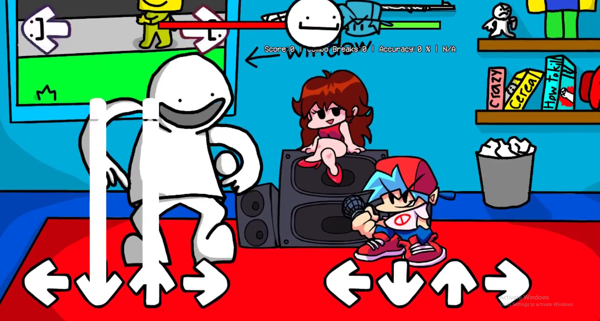 Vs.Crazy Man FNF [FULL WEEK] [Friday Night Funkin'] [Mods]