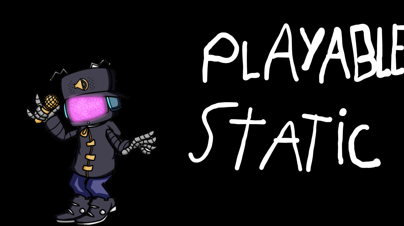 playable static Mod for Friday Night Funkin' | FNF Mods