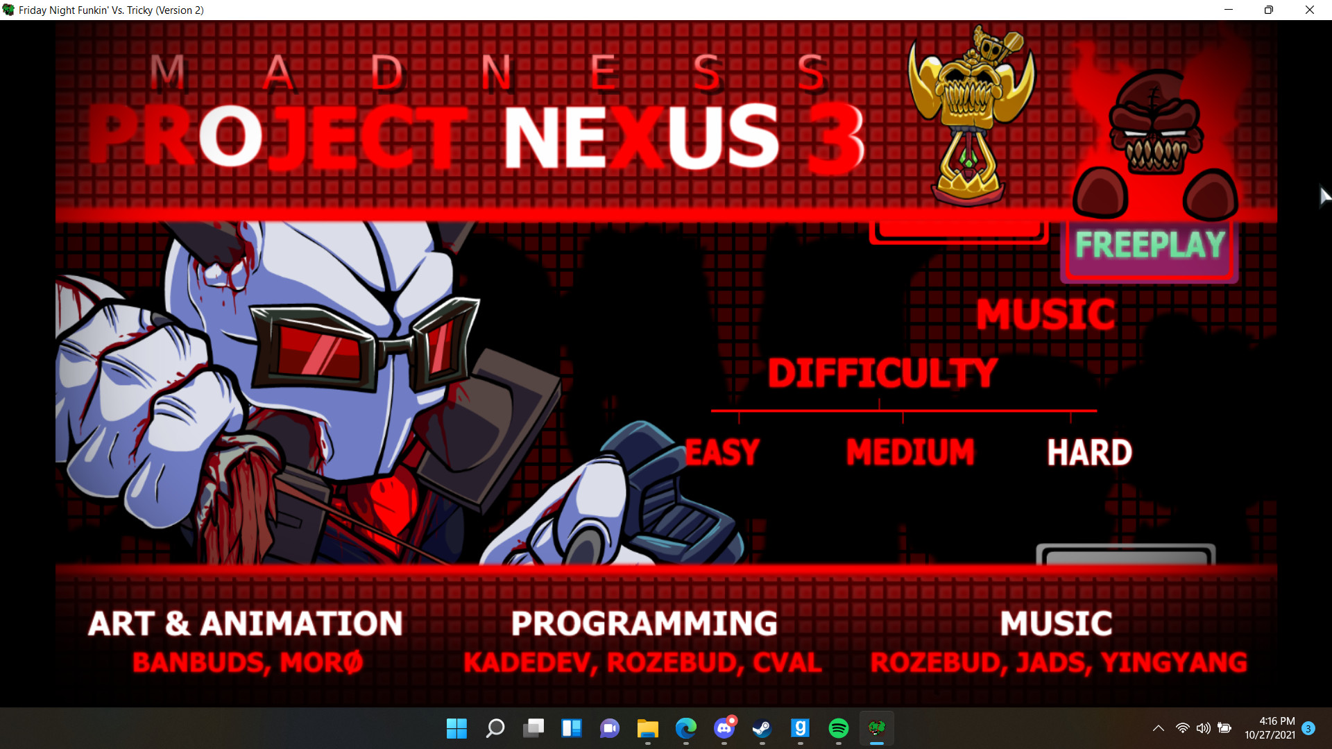 Heavy Metal Tricky Mod for Friday Night Funkin' | FNF Mods