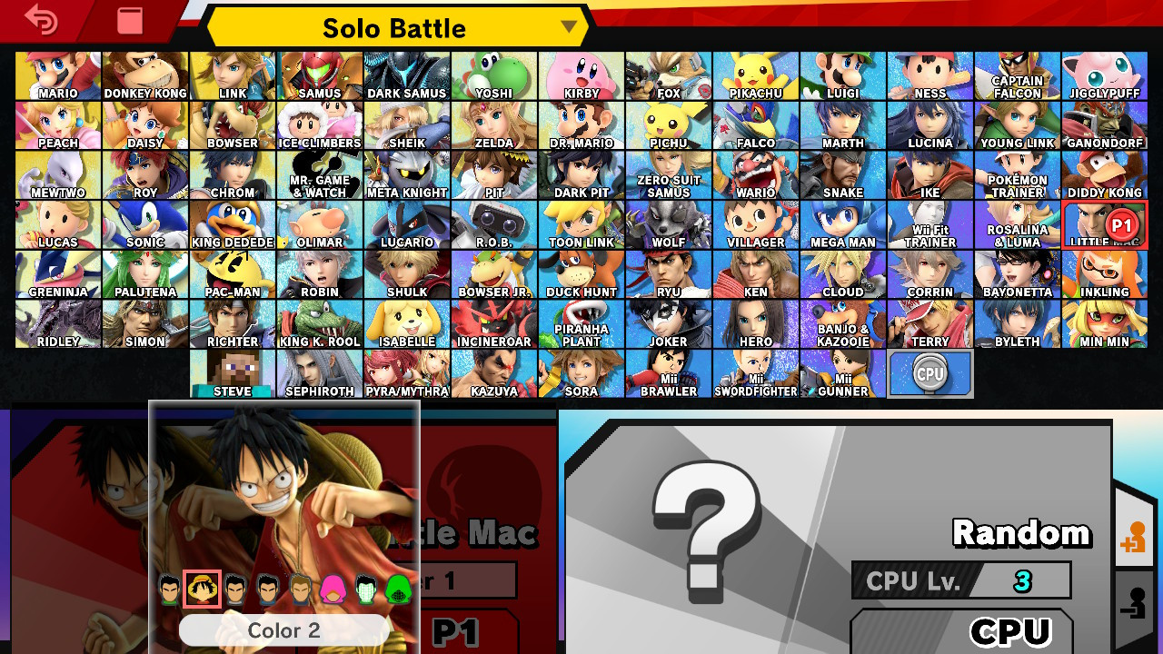Monkey D. Luffy Mod for Super Smash Bros. Ultimate | SSBU Mods