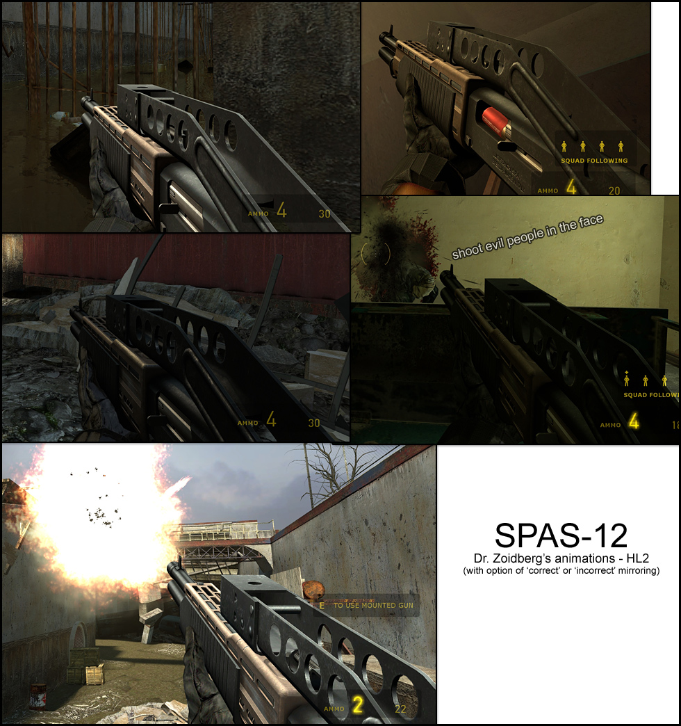 Pete's SPAS-12 Mod for Half-Life 2 | HL2 Mods