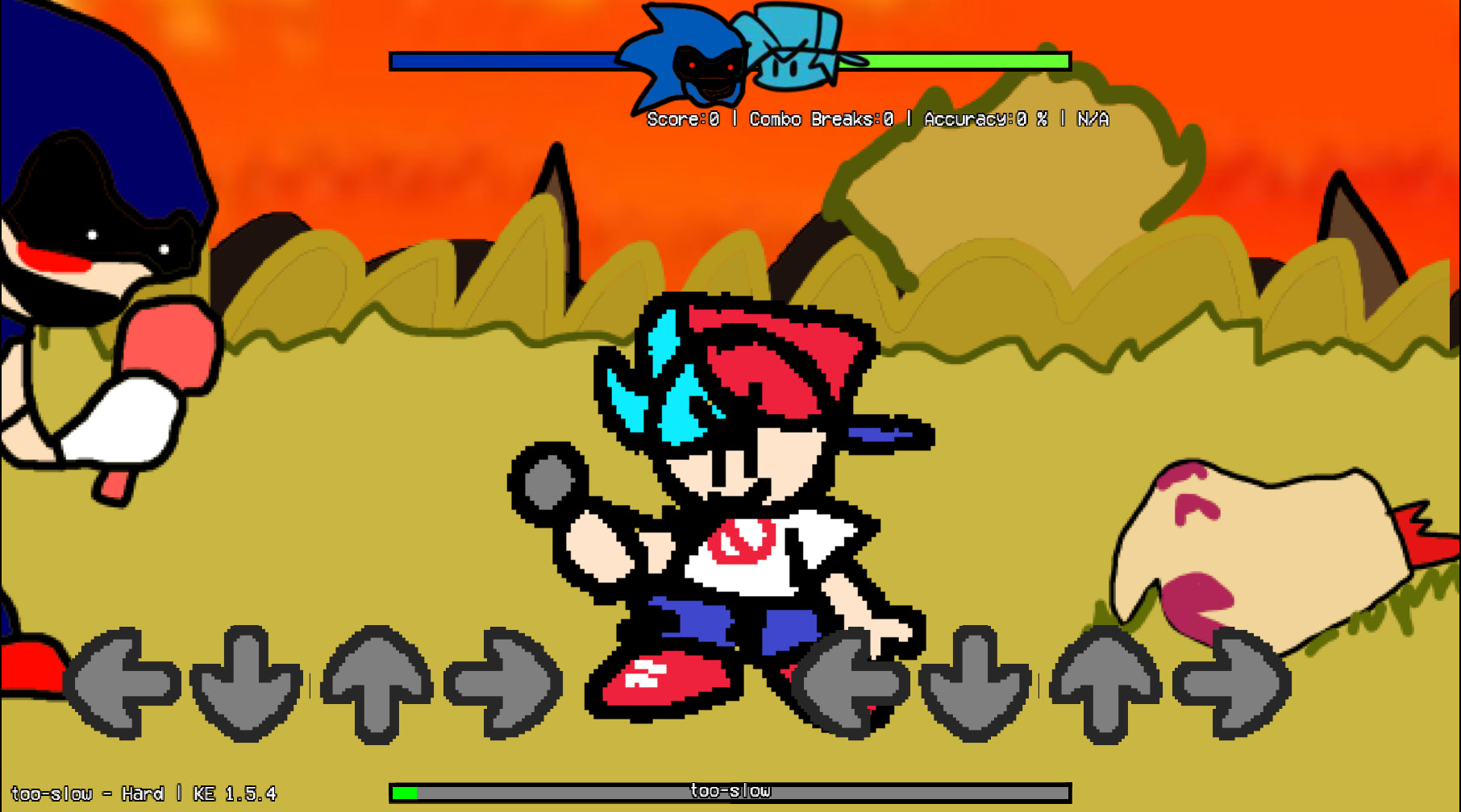 Vs Sonic.exe but bad Mod for Friday Night Funkin' | FNF Mods