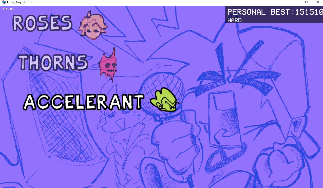 Accelerant but with 6 KEYS! (HARD ONLY)) Mod for Friday Night Funkin ...