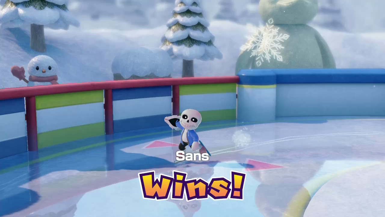 Sans over Mario Mod for Mario Party Superstars | MPS Mods