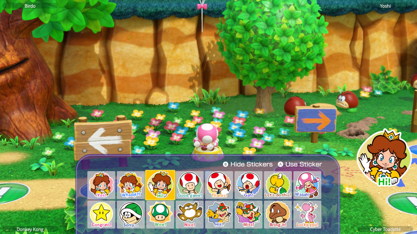 Fixed Daisy Stickers Mod for Mario Party Superstars | MPS Mods