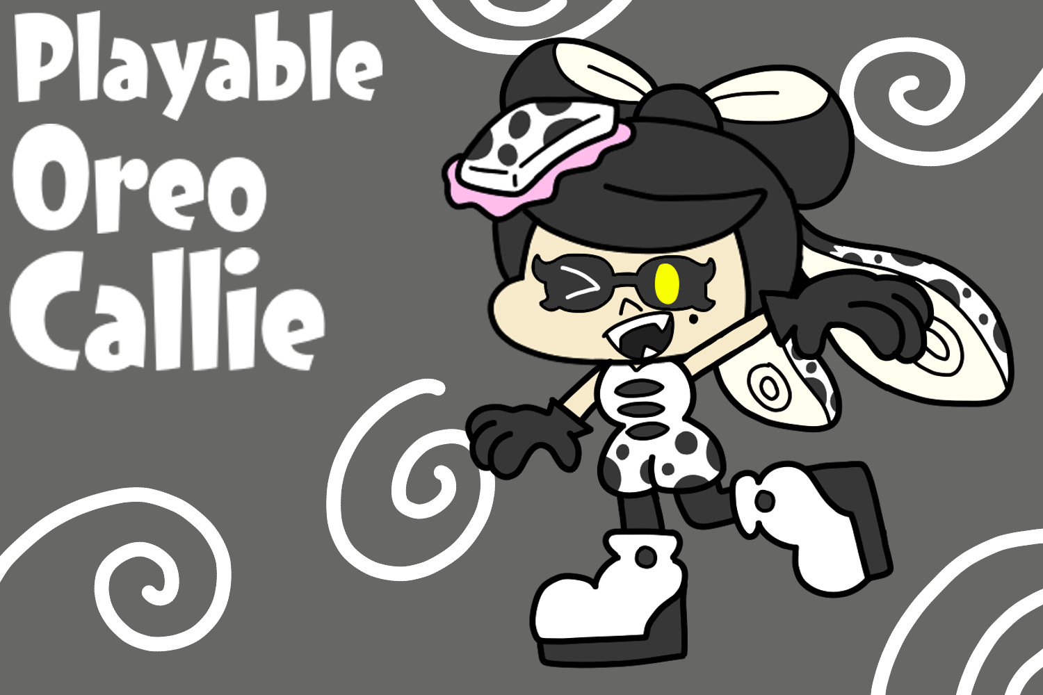 Playable Oreo Splatoon Callie Mod for Friday Night Funkin' | FNF Mods