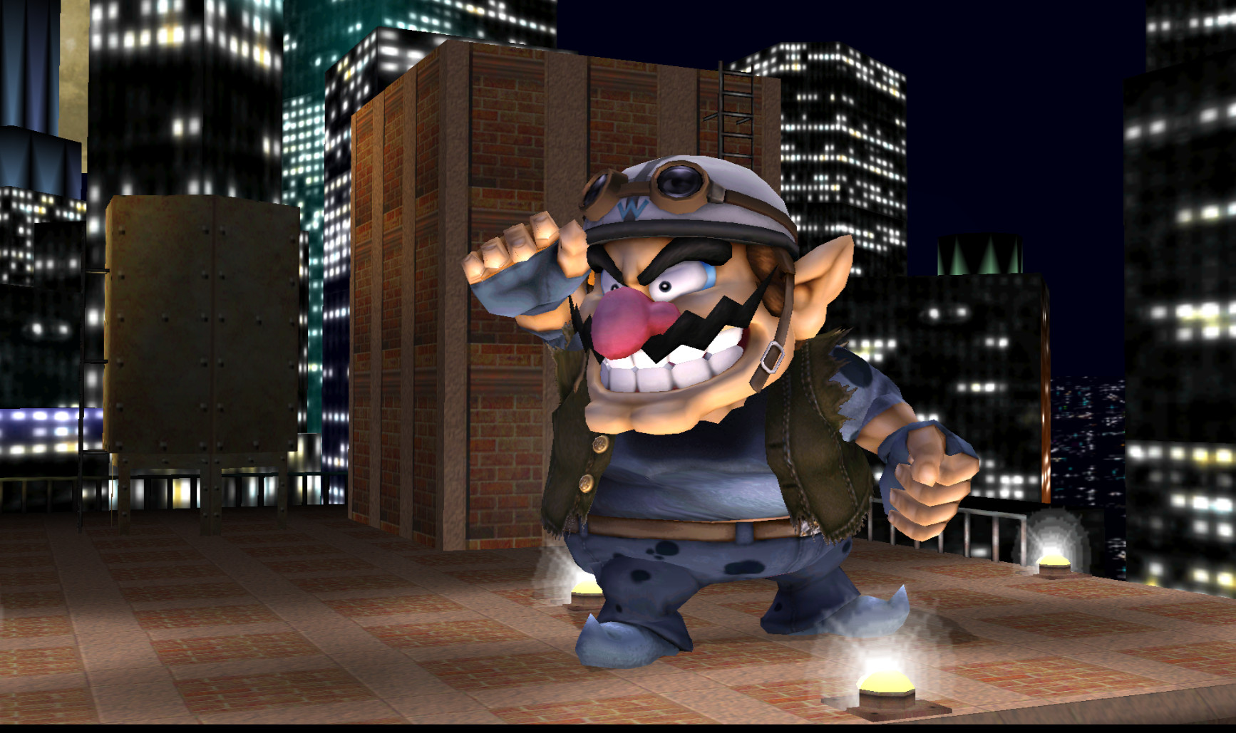 Crazy Frog Biker Wario [Super Smash Bros. Brawl] [Mods]