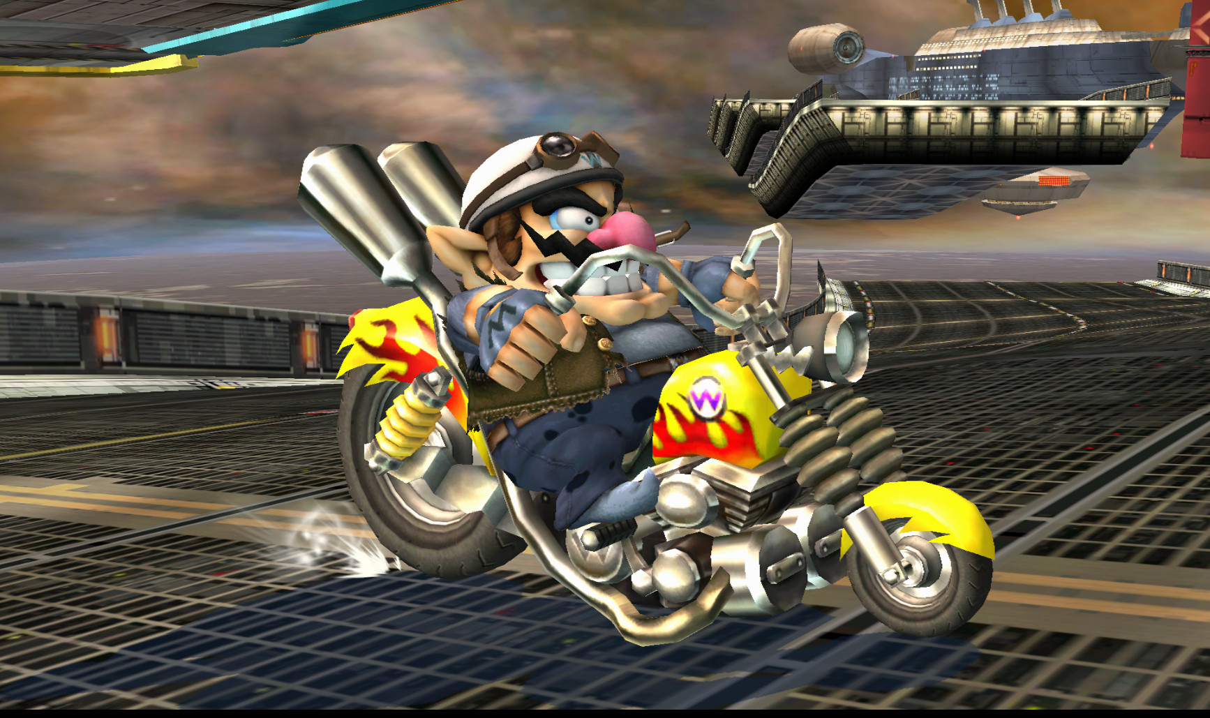 Crazy Frog Biker Wario [Super Smash Bros. Brawl] [Mods]