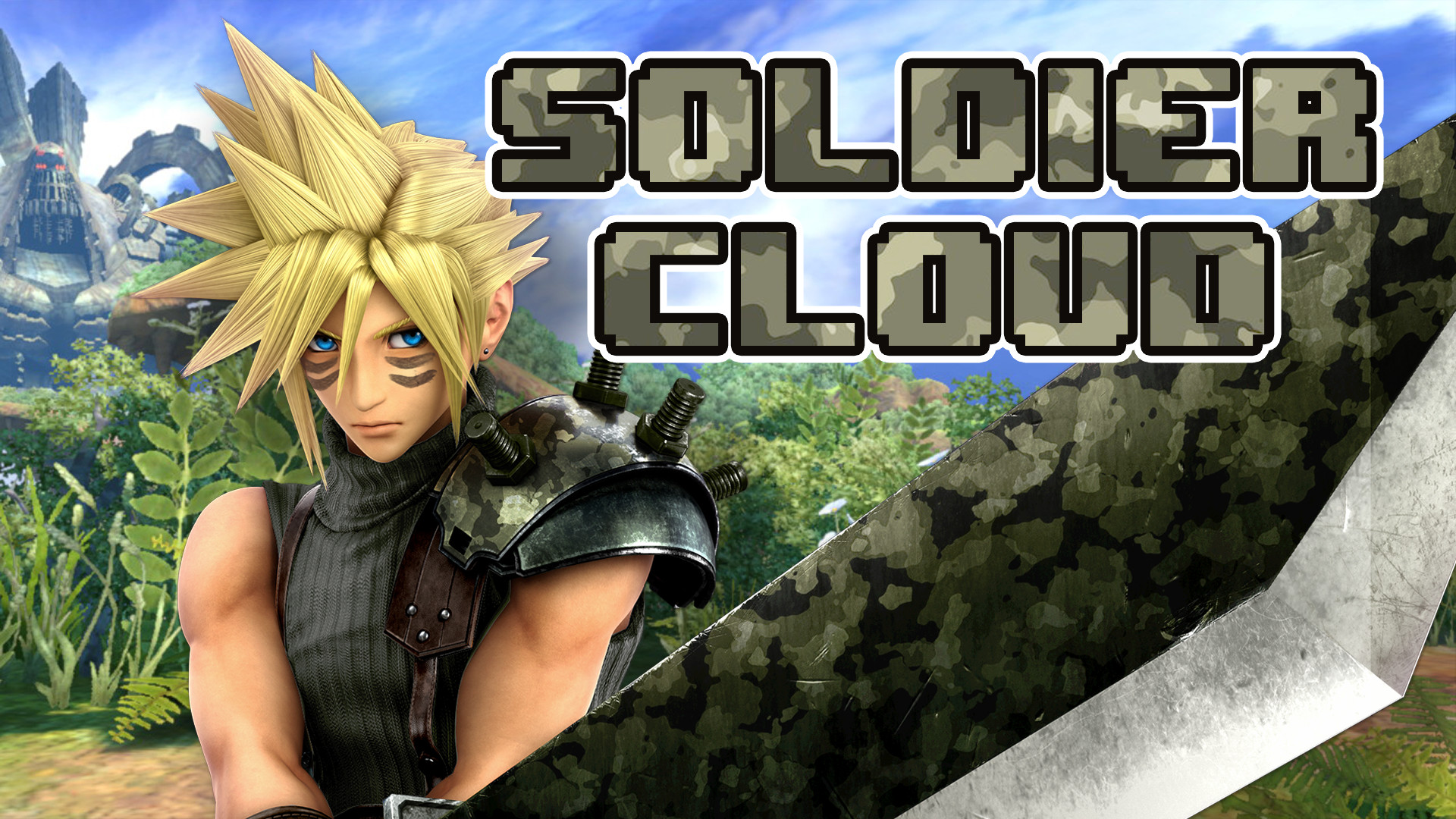 Actual Soldier Cloud + Alts [Super Smash Bros. Ultimate] [Mods]