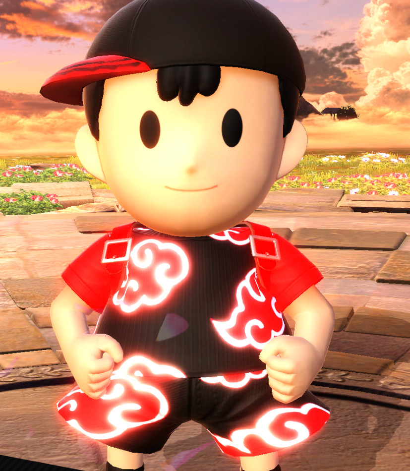 Ness Akatsuki Outfit Mod for Super Smash Bros. Ultimate | SSBU Mods