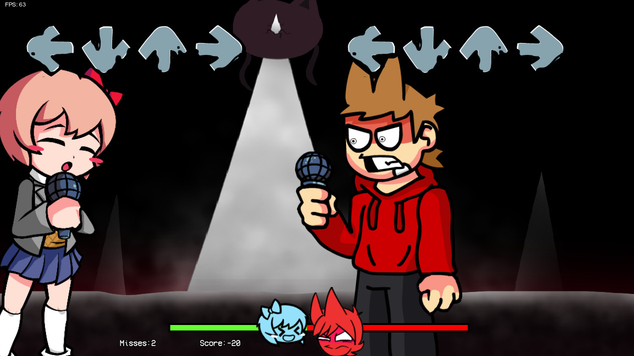 Doki Doki Takeover in FNF Multi Mod for Friday Night Funkin' | FNF Mods