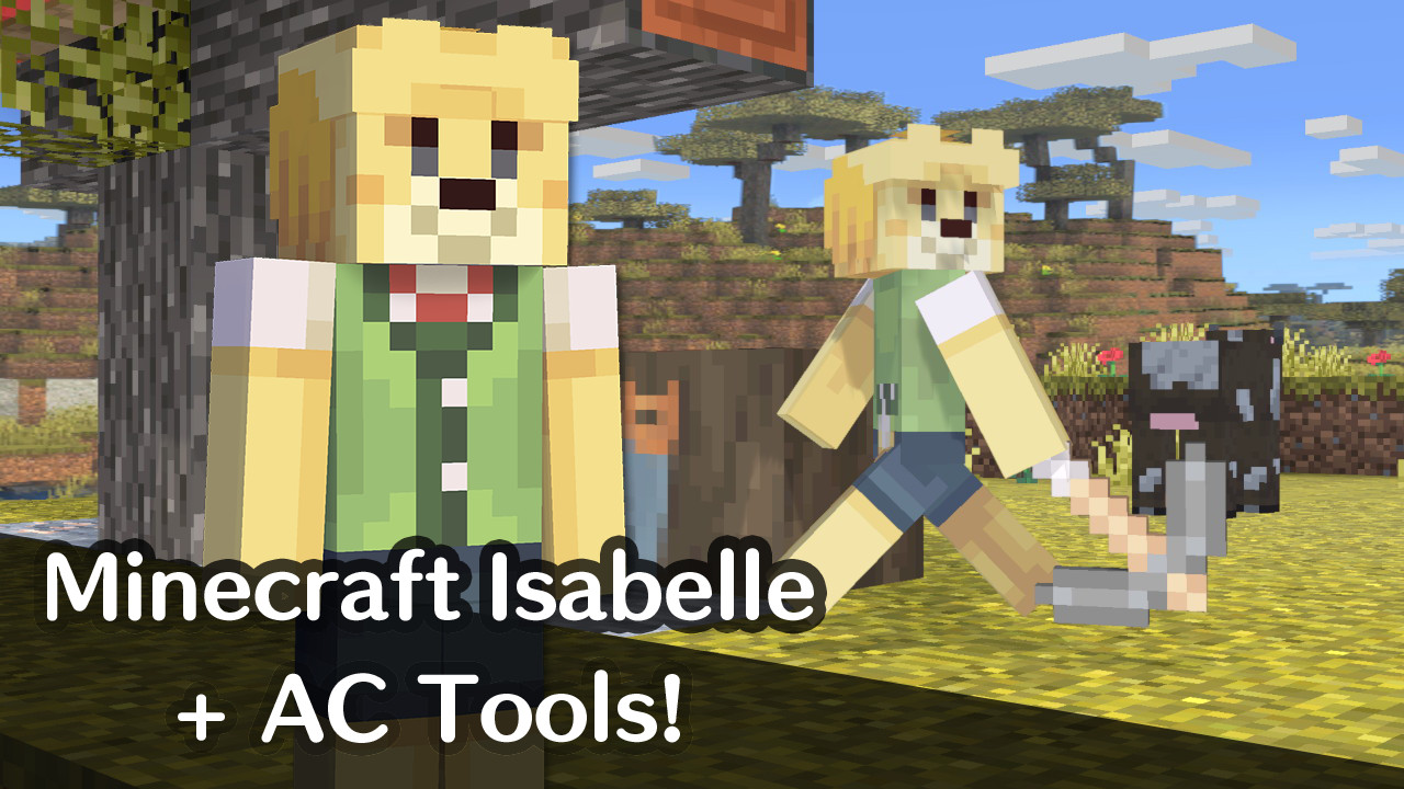 Minecraft Isabelle + Animal Crossing Tools! Mod for Super Smash Bros ...