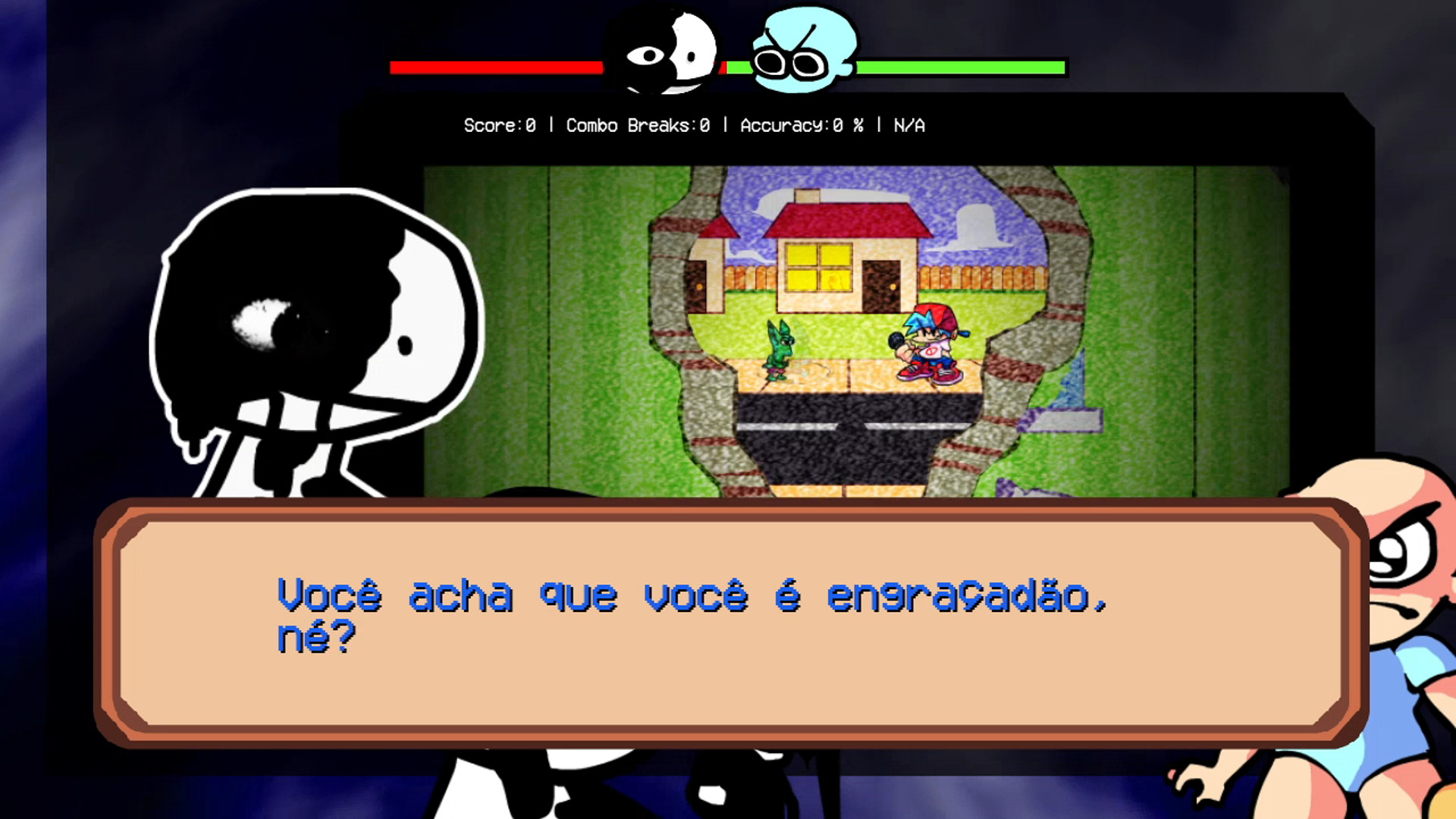 FNF | Baby Blue Brother | Traduzido em PT-BR [Friday Night Funkin'] [Mods]