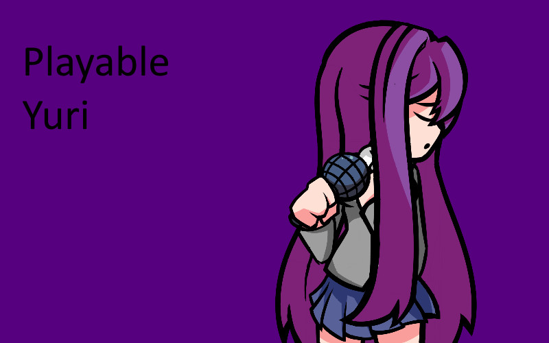 Playable Yuri Mod for Friday Night Funkin' | FNF Mods