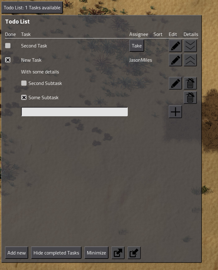 ToDo List [Factorio] [Mods]
