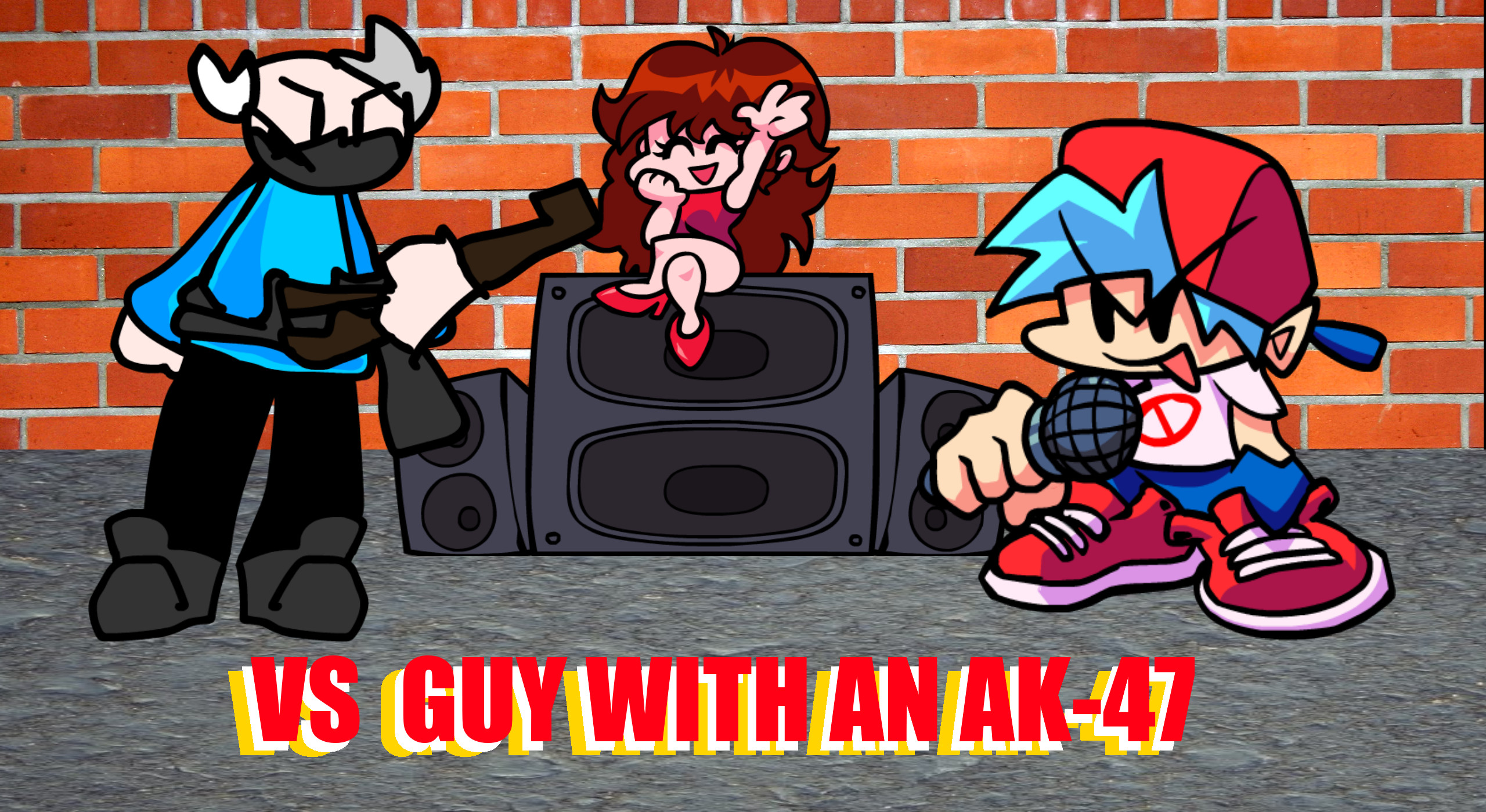 FNF vs guy with an AK-47 Mod for Friday Night Funkin' | FNF Mods