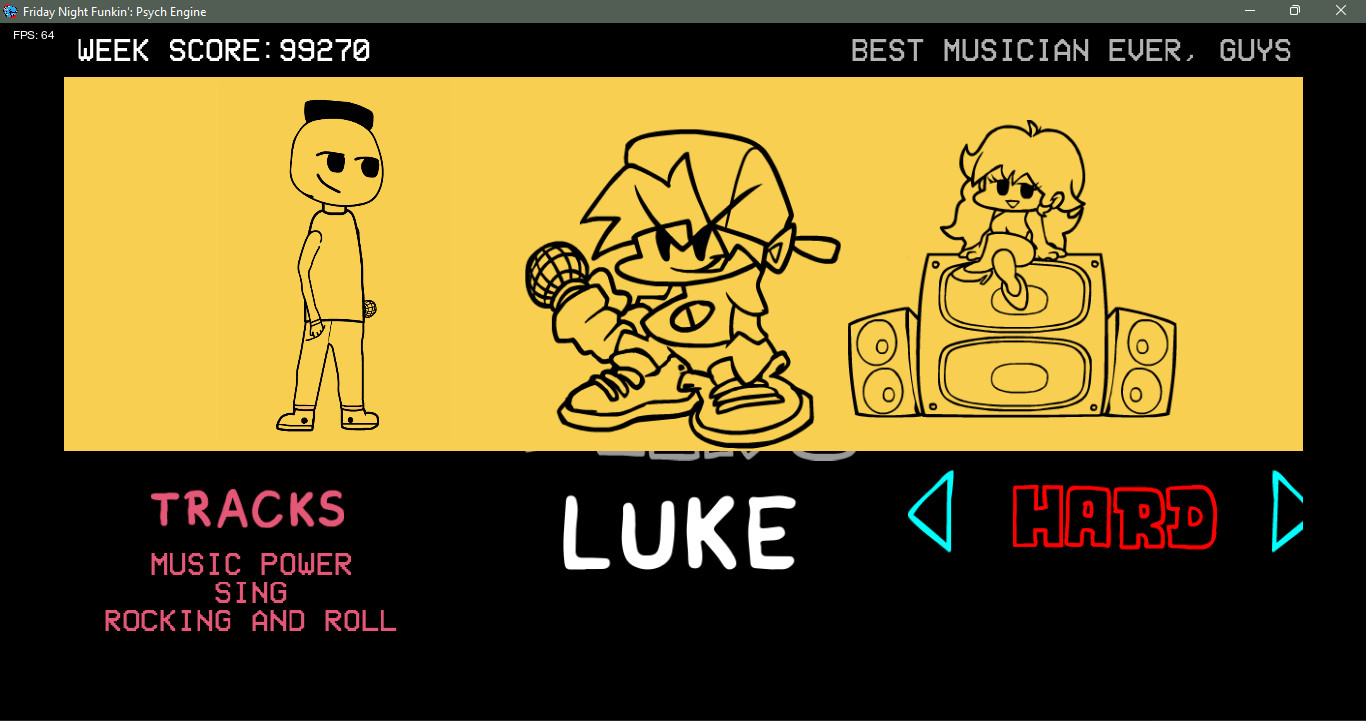 FNF Vs Luke Full Week 1.0 Mod for Friday Night Funkin' | FNF Mods