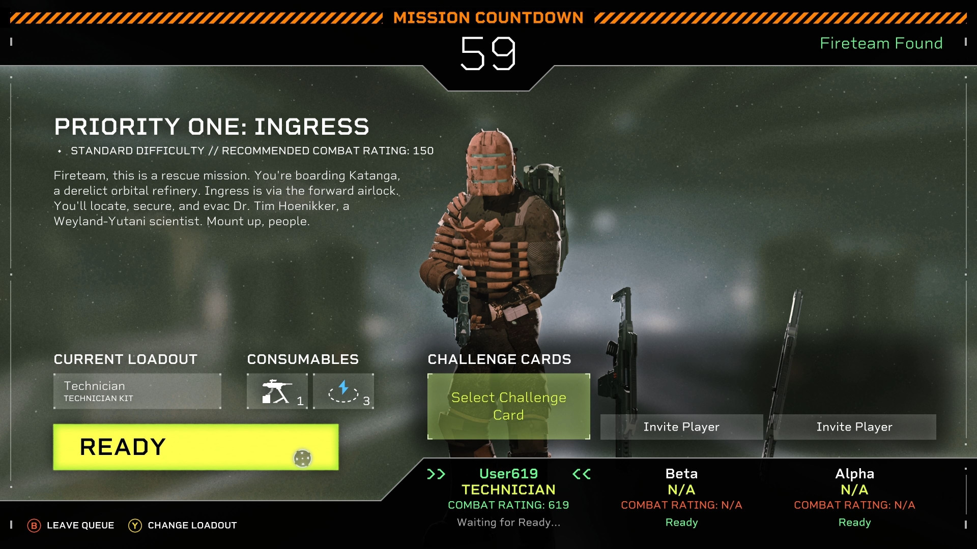 AFE Dead Space Isaac Engineer Suit Mod [Aliens: Fireteam Elite] [Mods]