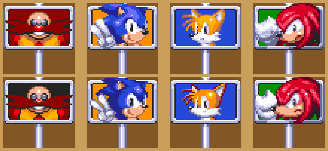 Improved Signposts [Sonic 3 A.I.R.] [Mods]