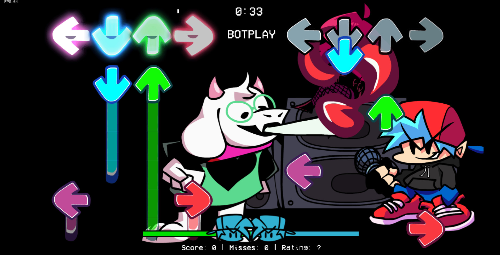 FNF: Ralsei Smokes A Fat Blunt in Psych Engine Mod for Friday Night ...