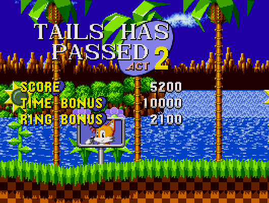 Save Select Icons Over Goal Post Icons [Sonic the Hedgehog Forever] [Mods]