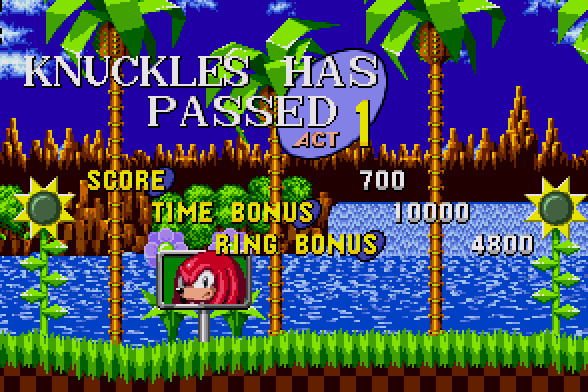 Save Select Icons Over Goal Post Icons [Sonic the Hedgehog Forever] [Mods]