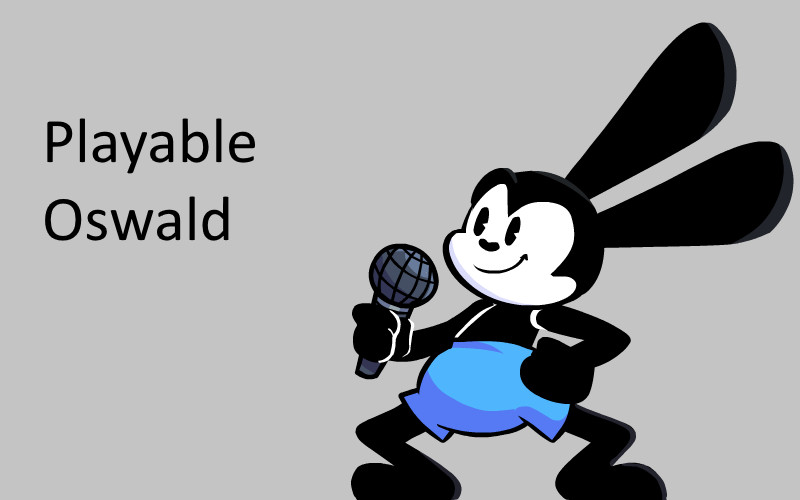 Playable Oswald Mod for Friday Night Funkin' | FNF Mods