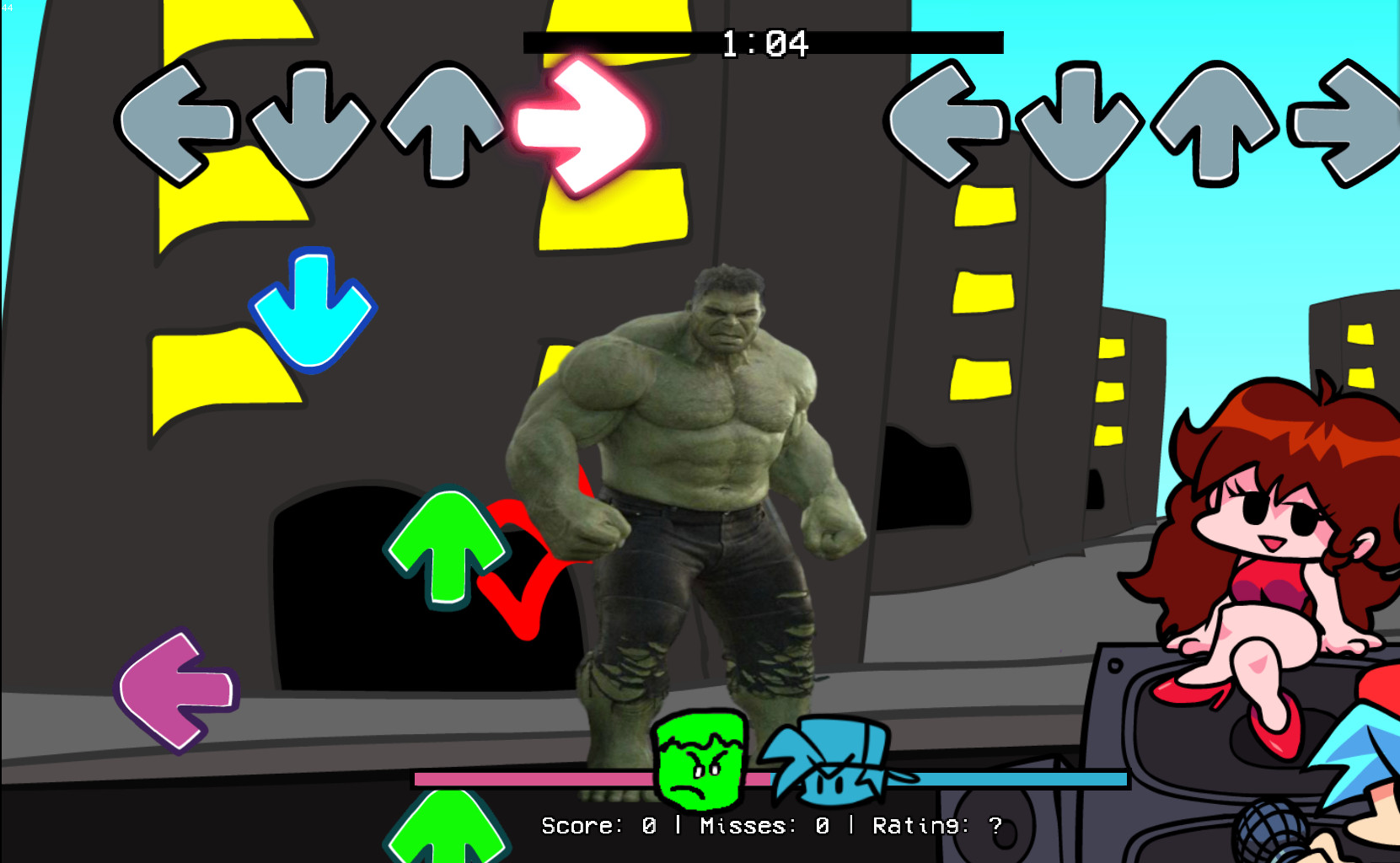 Vs FARTING HULK [SECRET SONG] [Friday Night Funkin'] [Mods]