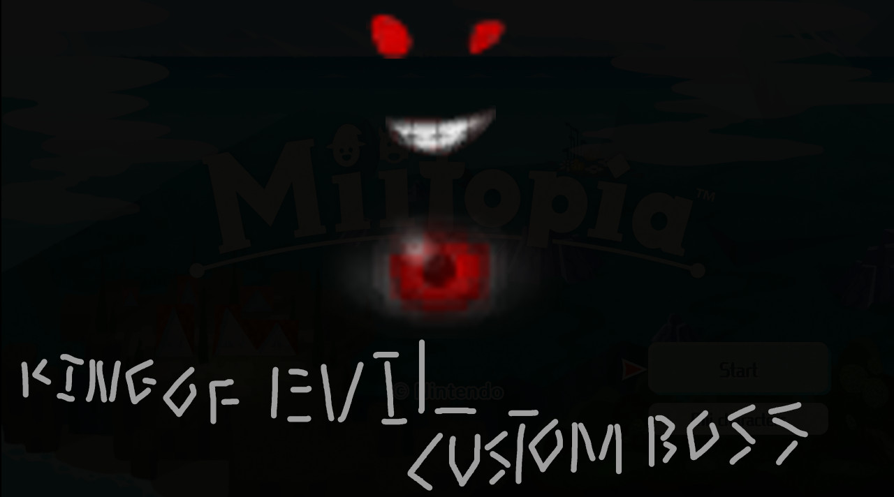 King Of Evil Custom Boss Mod for Miitopia (Switch) | Miitopia Mods