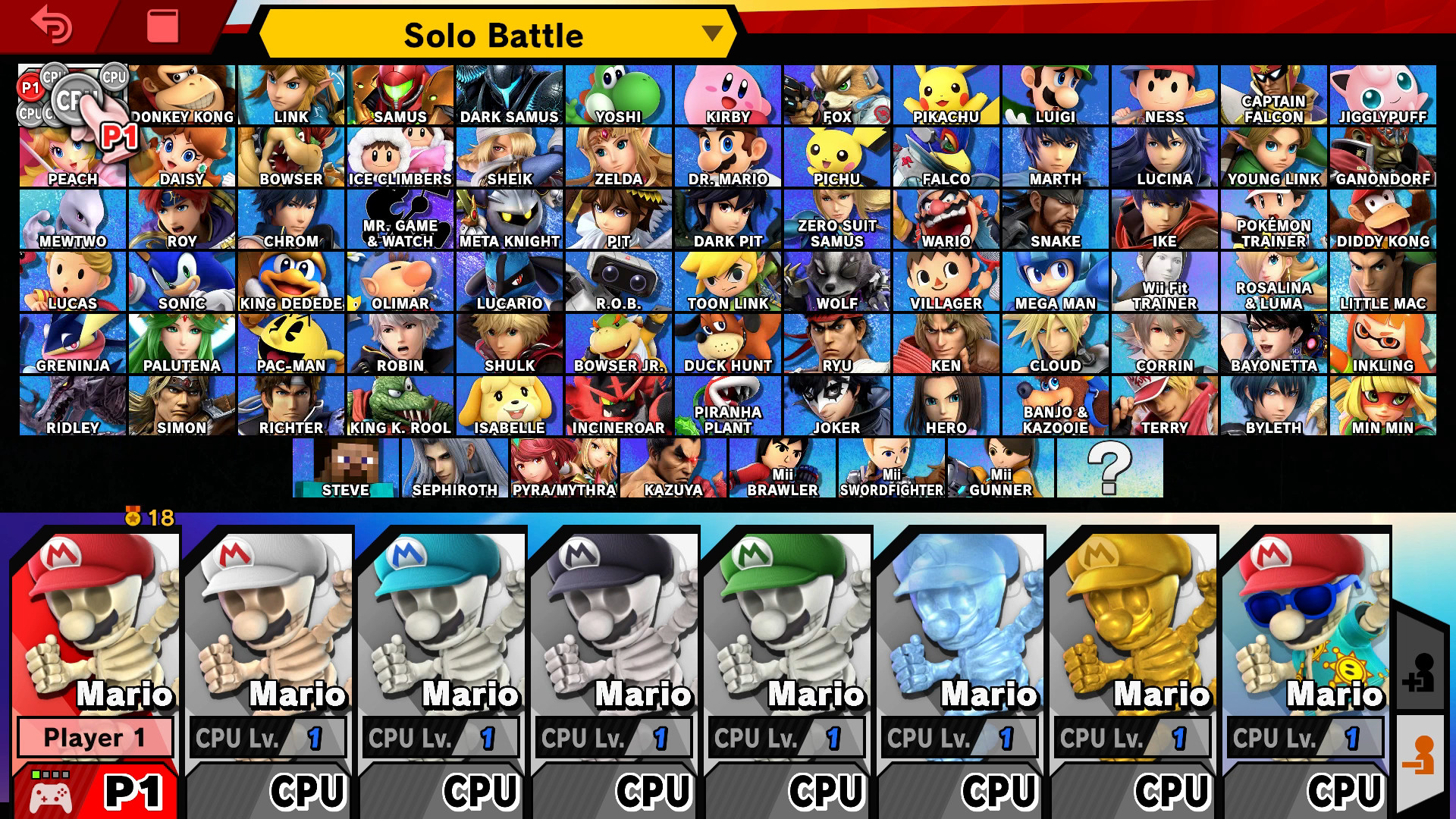 Skeleton Mario Mod for Super Smash Bros. Ultimate | SSBU Mods