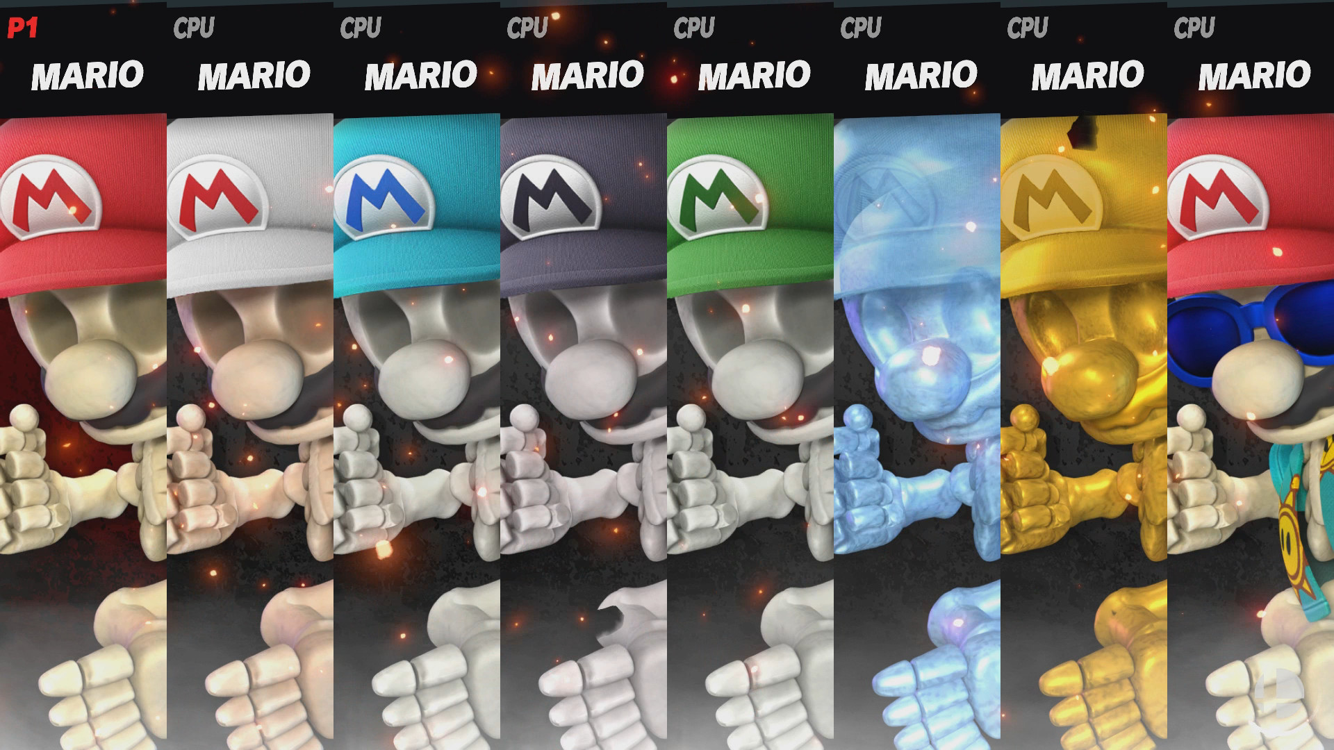 Skeleton Mario Mod for Super Smash Bros. Ultimate | SSBU Mods