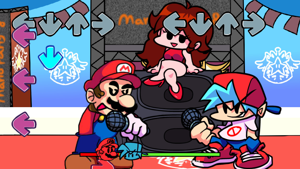 Mario over Pico (FLA File + More Skins) Mod for Friday Night Funkin ...