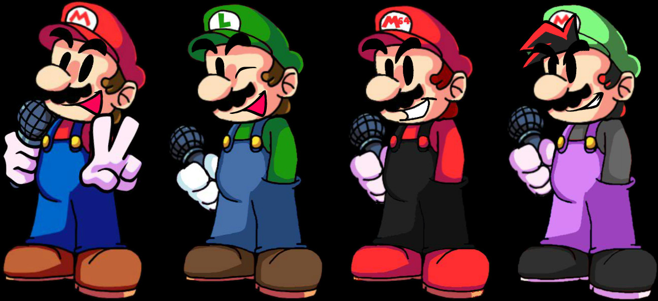 Mario over Pico (FLA File + More Skins) Mod for Friday Night Funkin ...