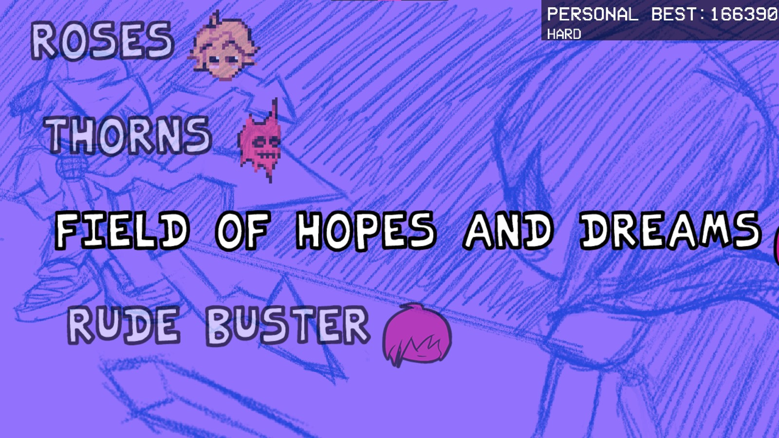 FNF Rude Buster By Toby Fox on tutorial Mod for Friday Night Funkin ...