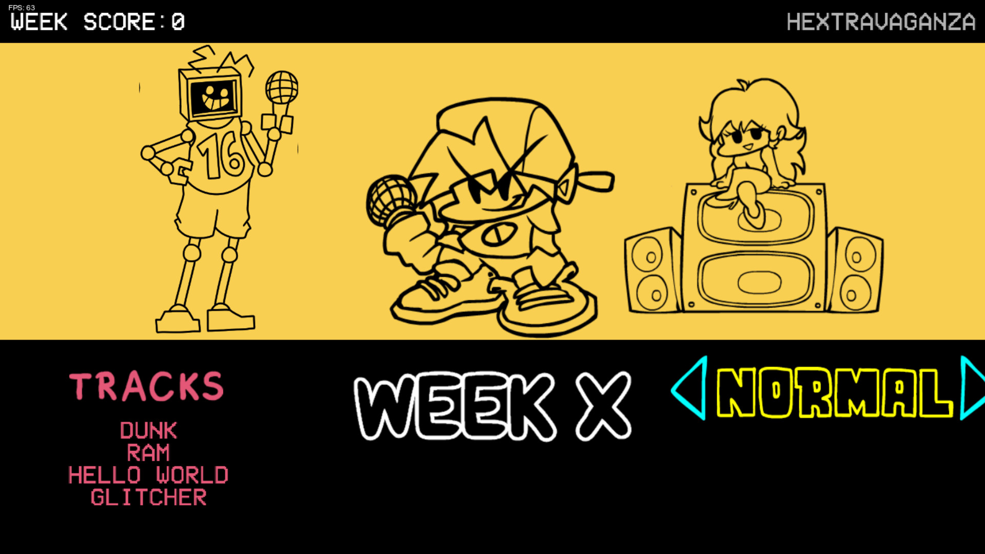 FNF Psych Engine - VS HEX FULL WEEK Mod for Friday Night Funkin' | FNF Mods