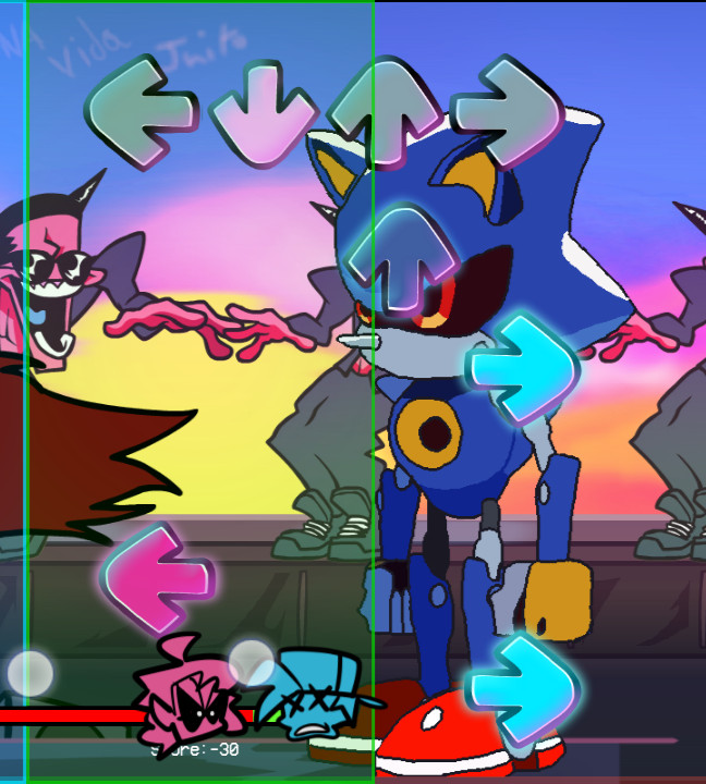 Metal Sonic Over BF (Sonic Colors) [Friday Night Funkin'] [Mods]